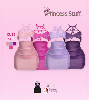 Second Life Marketplace - .Princess Stuff. [Dress Overwhelmed] [CUTE SET]